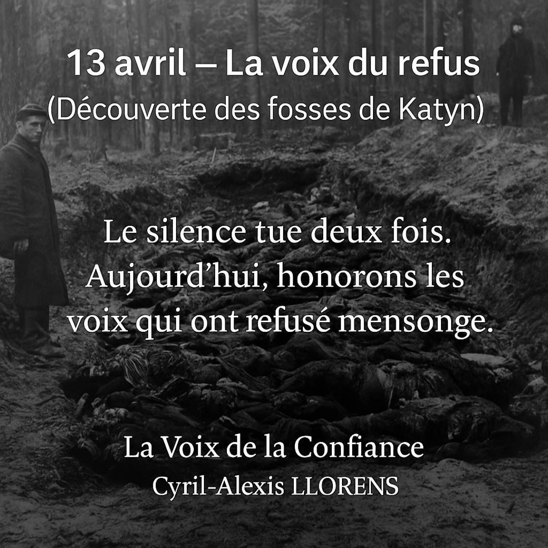 13 Avril - La Voix du Refus | Cyril-Alexis LLORENS